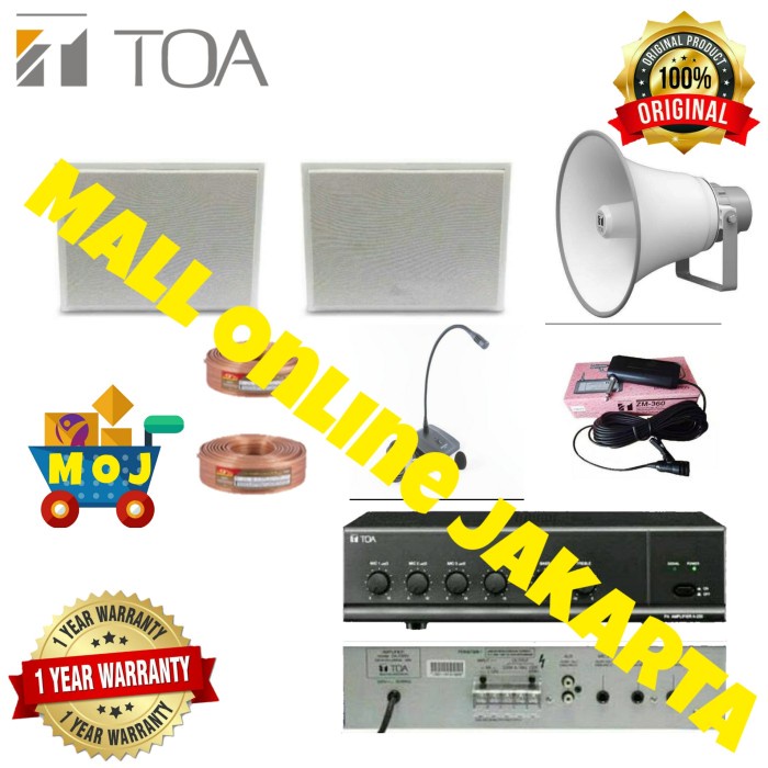 Jual Paket sound system toa masjid audio sistem mesjid mushola type 2 ...