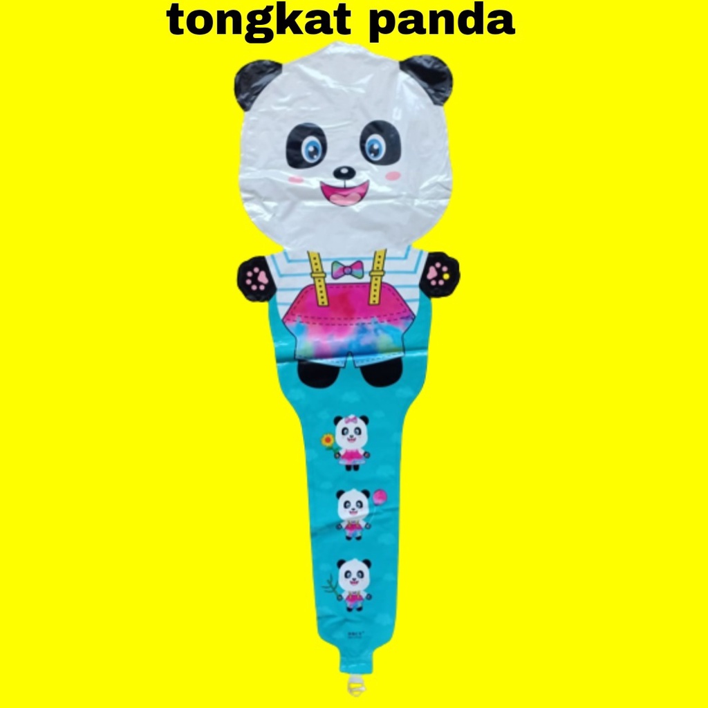 Jual 1pack=20pc BALON TONGKAT PANDA 80CM PENTUNGAN 1PACK ISI 20PC ...