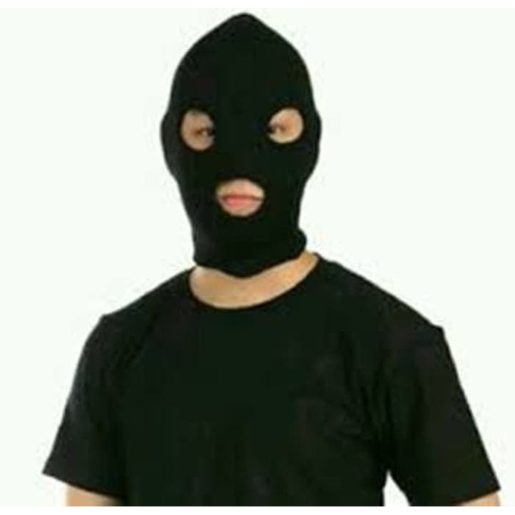 Jual Topi Kupluk Ninja / Topi Full Face / Topi Ronda 3 Lobang***TOP ...
