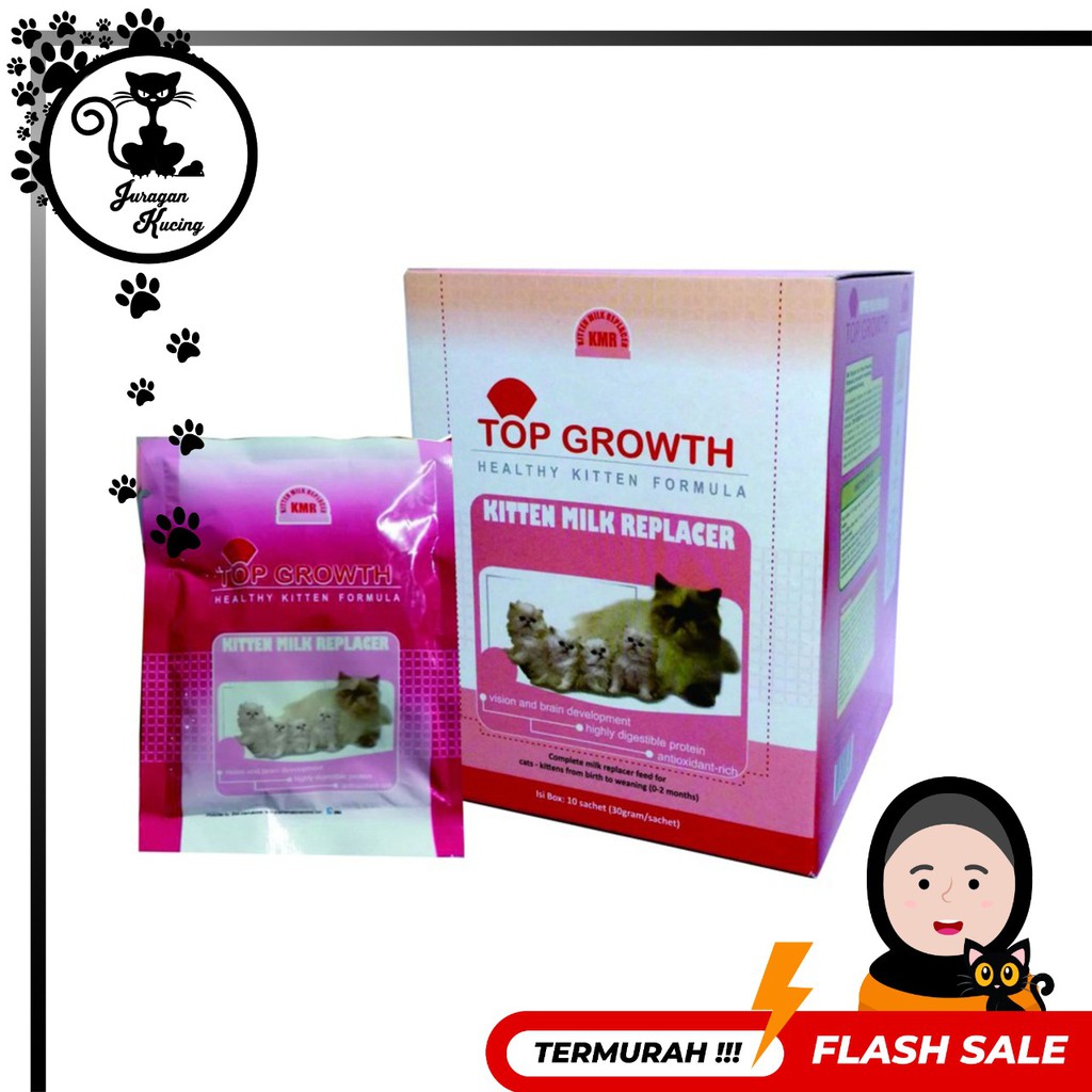 Jual Susu kucing Top Growth Kitten Milk Replacer 30 gr | Shopee Indonesia