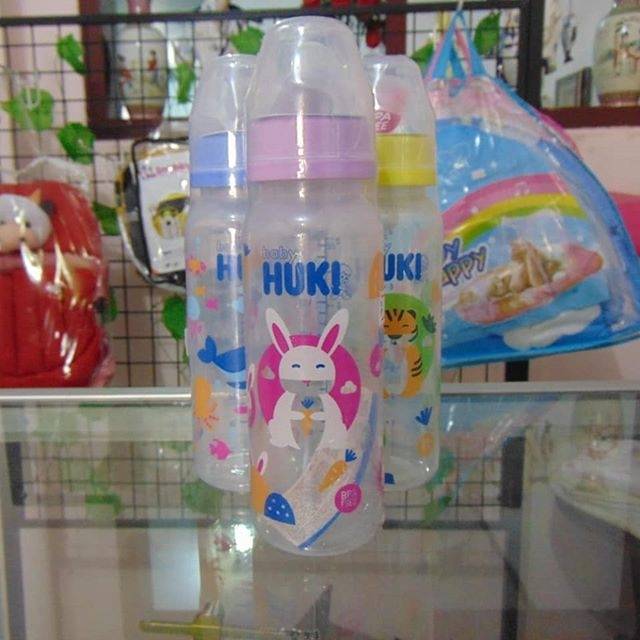 Jual Baby Huki Orthodontic Nipple Round PP Bottle 240Ml Free BPA ...