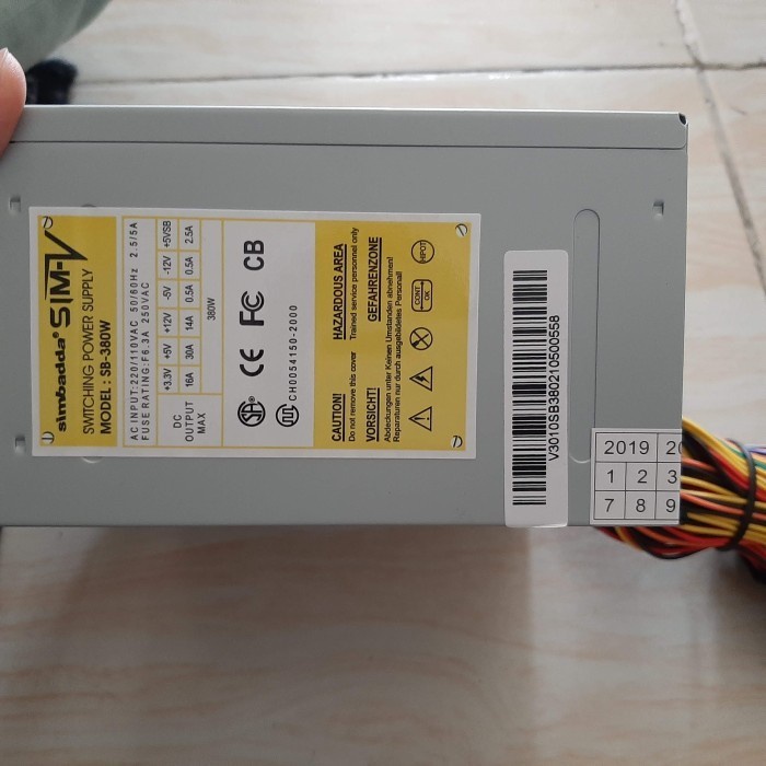 Jual Power Supply / PSU SIMBADDA 380 Watt OEM / Loose Pack | Shopee Indonesia