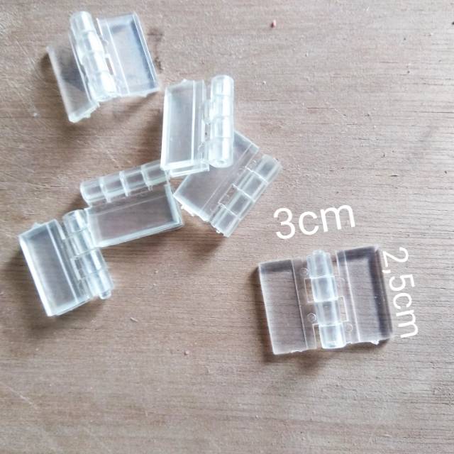 Jual Engsel akrilik bening /hinge acrylic small | Shopee Indonesia