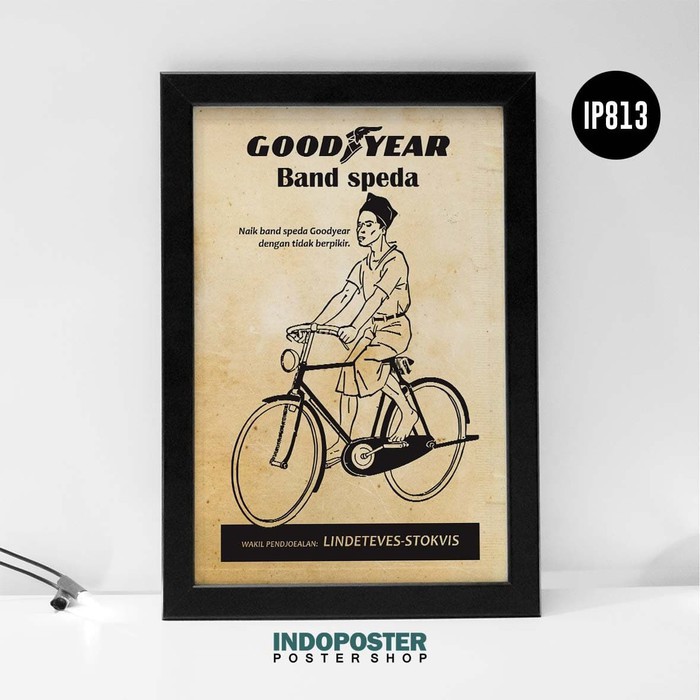 Jual Poster Vintage Retro Jadul Iklan Advertisement Ban Goodyear tempo ...