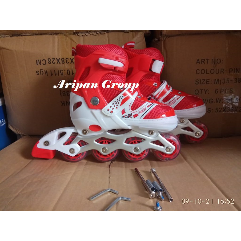 Jual promo Sepatu Roda Anak POWER Inline Skate POWER/model Bajaj/inline ...