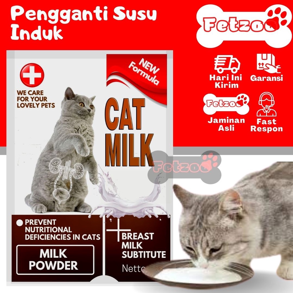 Jual Susu Kucing CAT MILK 20Gr / Susu Kucing Saset Vitamin Penggemuk ...