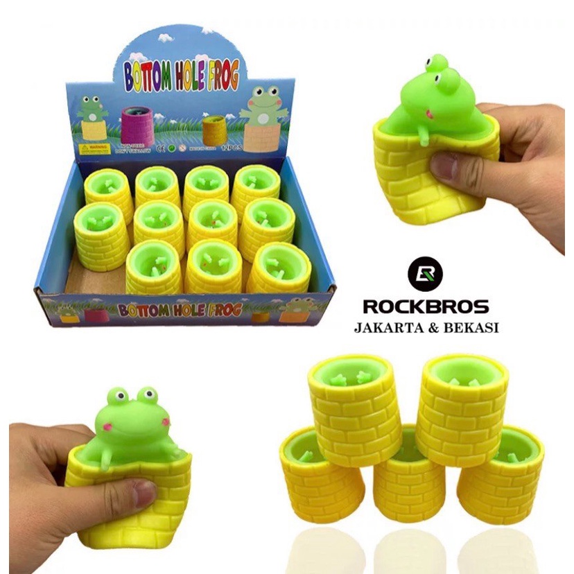 Jual Squishy Frog Katak Kodok Squeeze Stress Relieve Mainan Anak Tupai ...