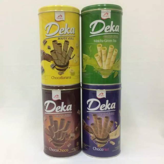 Jual DEKA Wafer Roll Tin Kaleng 360gr | Shopee Indonesia