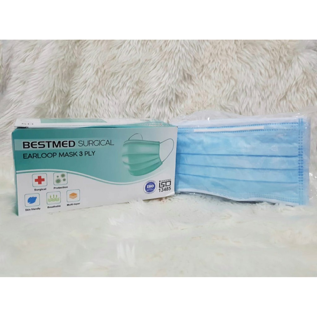 Jual Masker 3 ply Earloop Bestmed Non Medis Masker isi 50 pcs satuan ... Jual Masker 3 ply Earloop Bestmed Non Medis Masker isi 50 pcs satuan ...