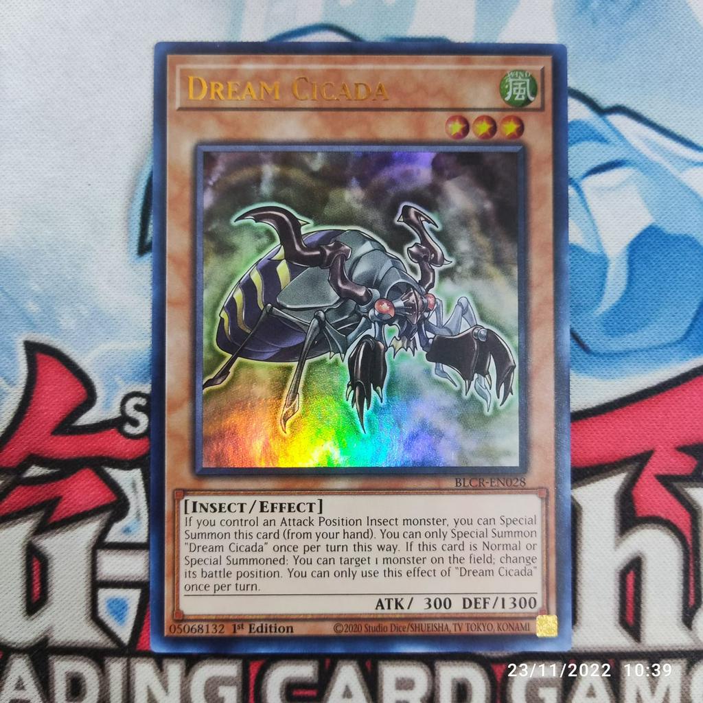 Jual yugioh dream cicada BLCR ultra rare 1st original | Shopee Indonesia
