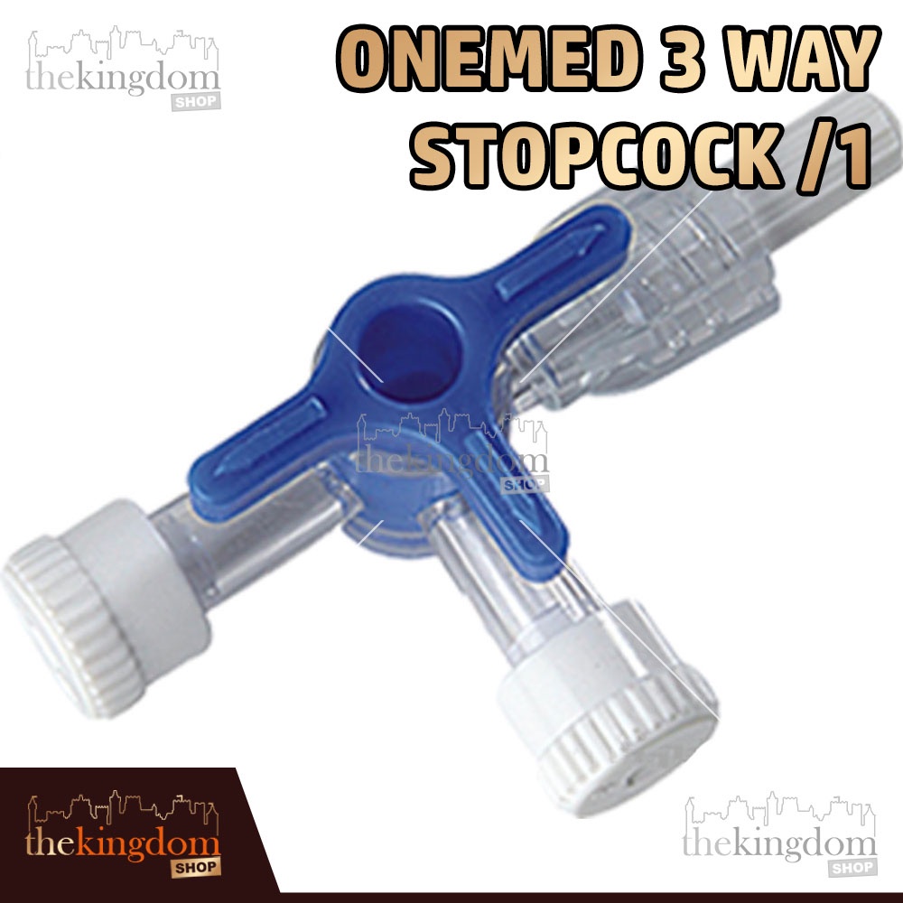 Jual Onemed 3 Three Way Stopcock With Tube /1 Infus Conector ThreeWay Stop Cock Selang | Shopee ...
