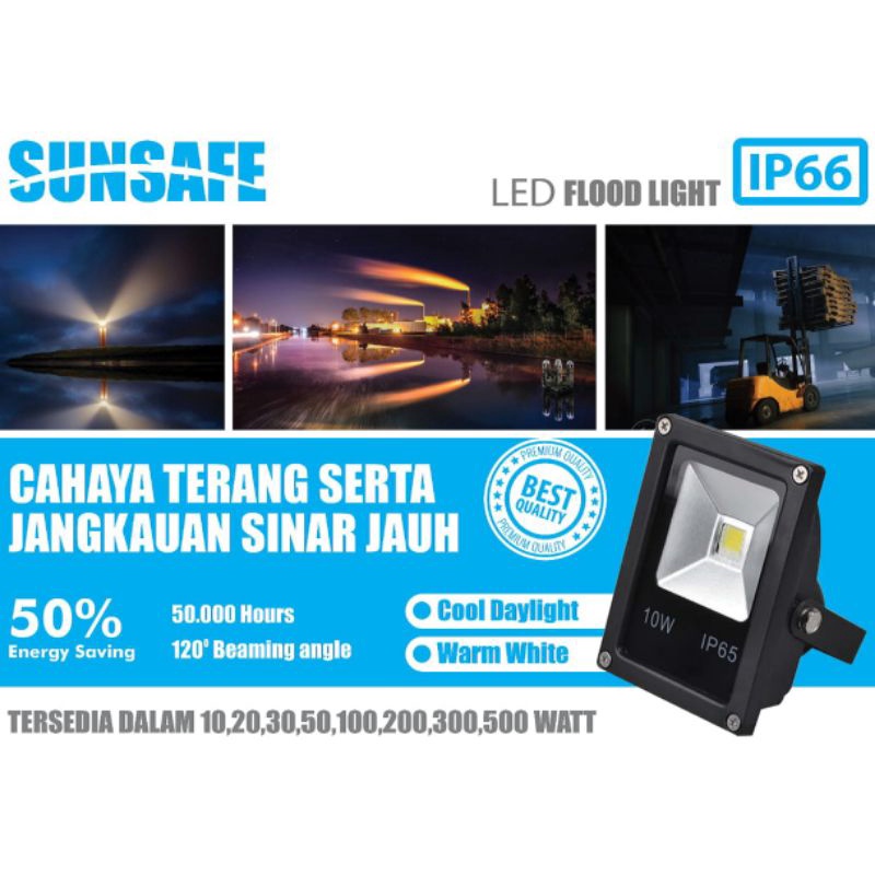 Jual lampu sorot LED SUNSAFE 300watt | Shopee Indonesia