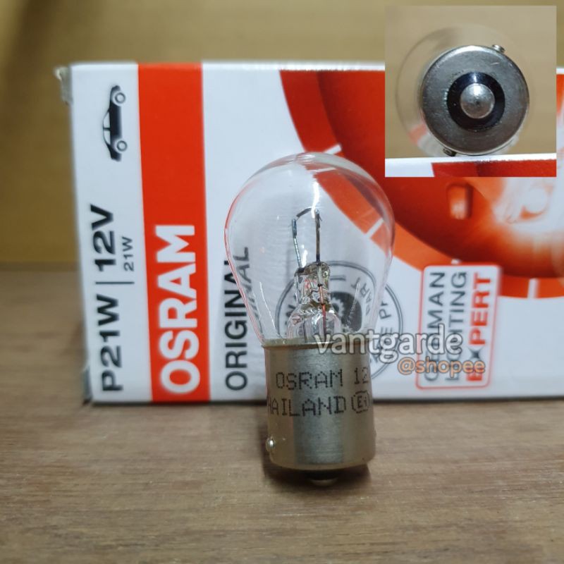 Jual Bohlam Lampu Osram Rem Saja atau Sein atau Mundur Putar 1 kaki ...