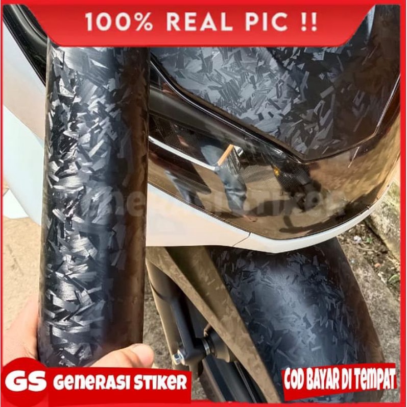 Jual Sticker Skotlet Karbon Forged Composite Hitam Stiker Forged Carbon ...