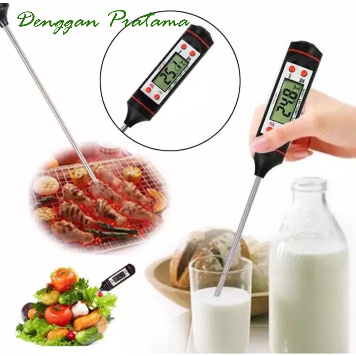 Jual Thermometer Digital Makanan Kitchen Suhu Air Masakan | Shopee ...