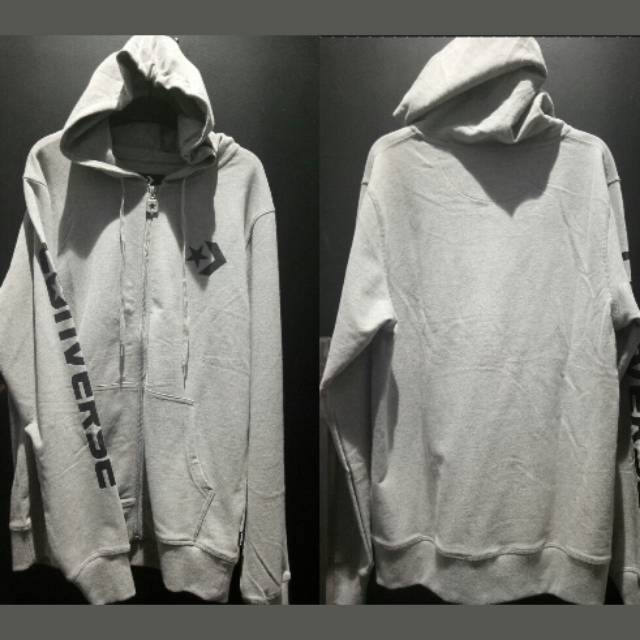 Jual Jaket Cowok Original Converse Warna Abu-abu | Shopee Indonesia