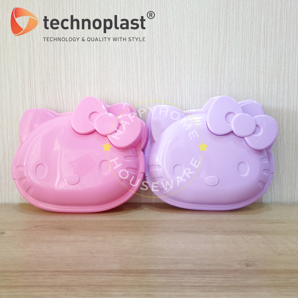 Jual HELLO KITTY Lunch Box 3in1 | Kotak Bekal Makan Muka Hello Kitty ...