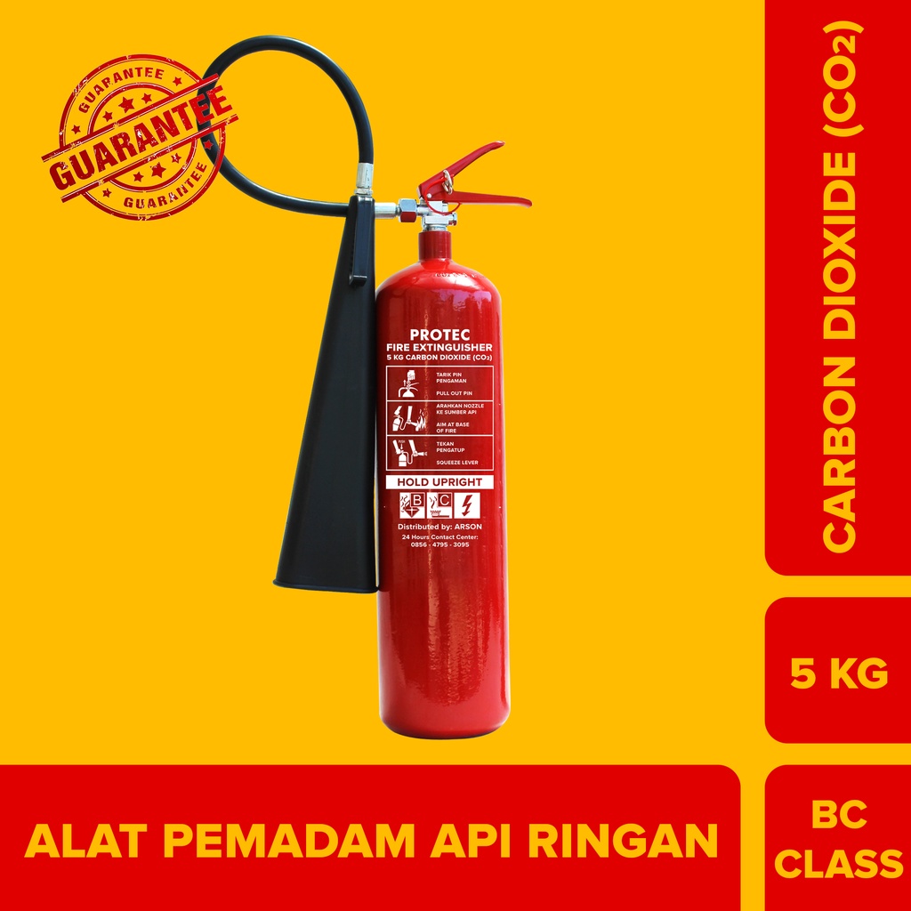 Jual APAR Karbondioksida 5 KG / Tabung Alat Pemadam Api Ringan CO2 5kg ...
