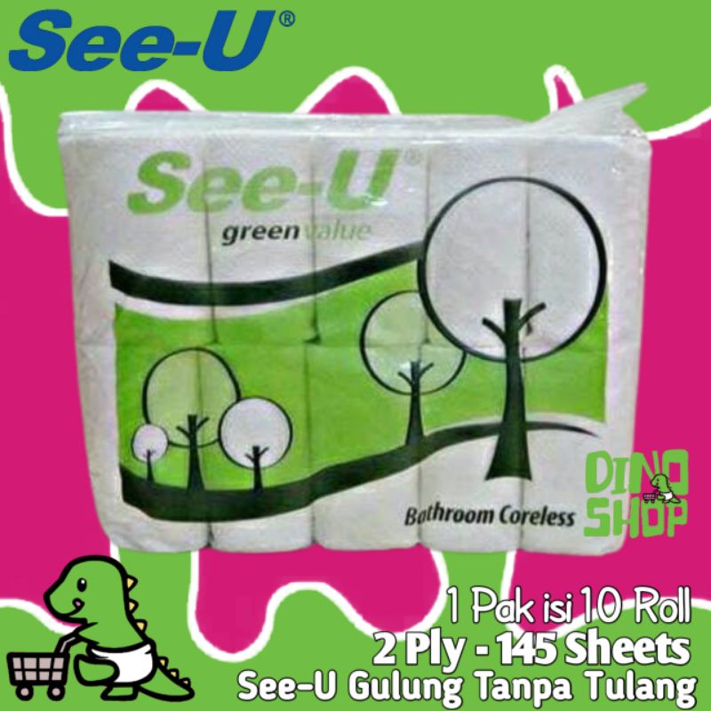 Jual Tissue See-U Bathroom Tissue Roll Tanpa Tulang Coreless Termurah ...