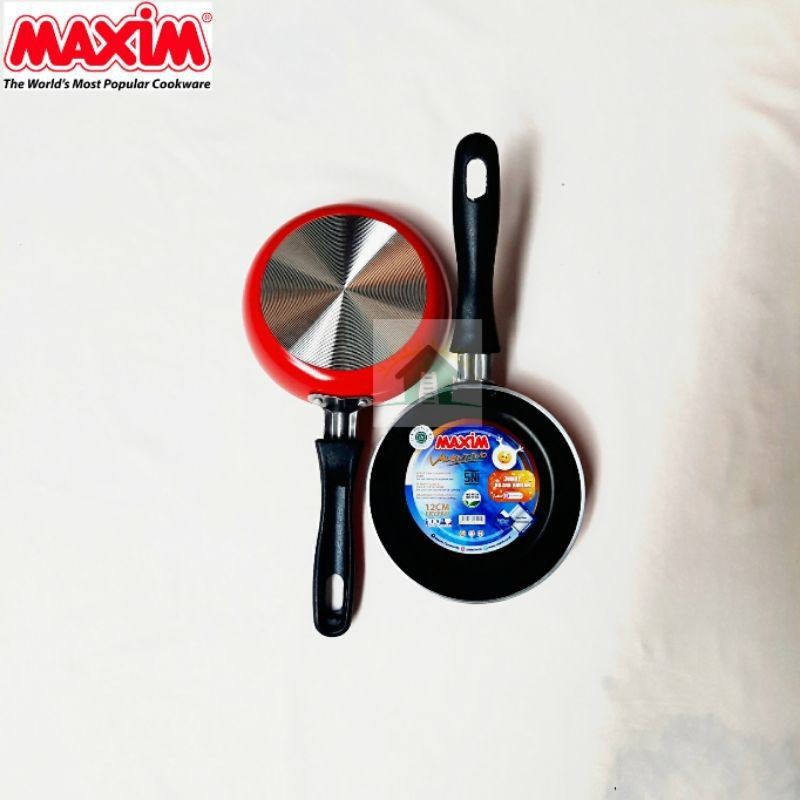 Jual teflon maxim ukuran 12cm mini frypan maxim valentino 12cm | Shopee ...