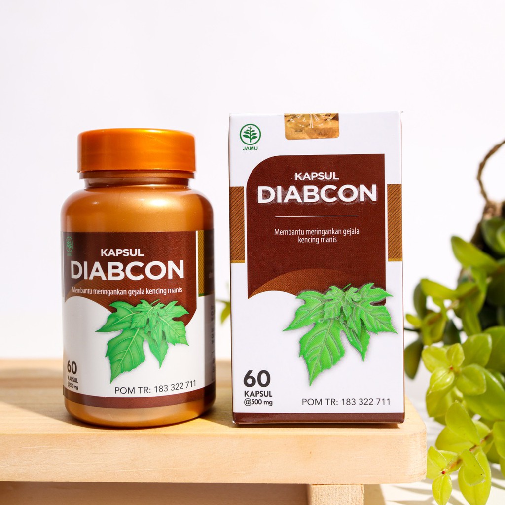 Jual DIABCON ASLI ORIGINAL Kapsul DiabKon Obat Diabet Herbal Diabetes ...