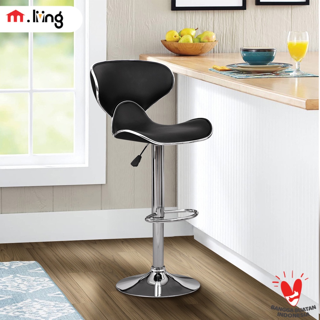 Jual m.livingstore Bar Stool Kursi Bar Kursi Dapur Kursi Tinggi - 870 ...