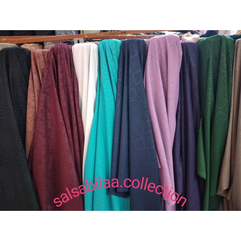 Jual Kain wolfis embos premium lingkar gold | Shopee Indonesia