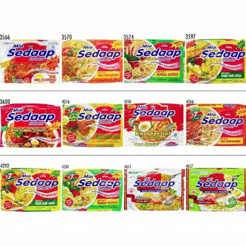 Jual MIE INSTANT MIE SEDAAP KUAH ALL VARIANT RASA | Shopee Indonesia