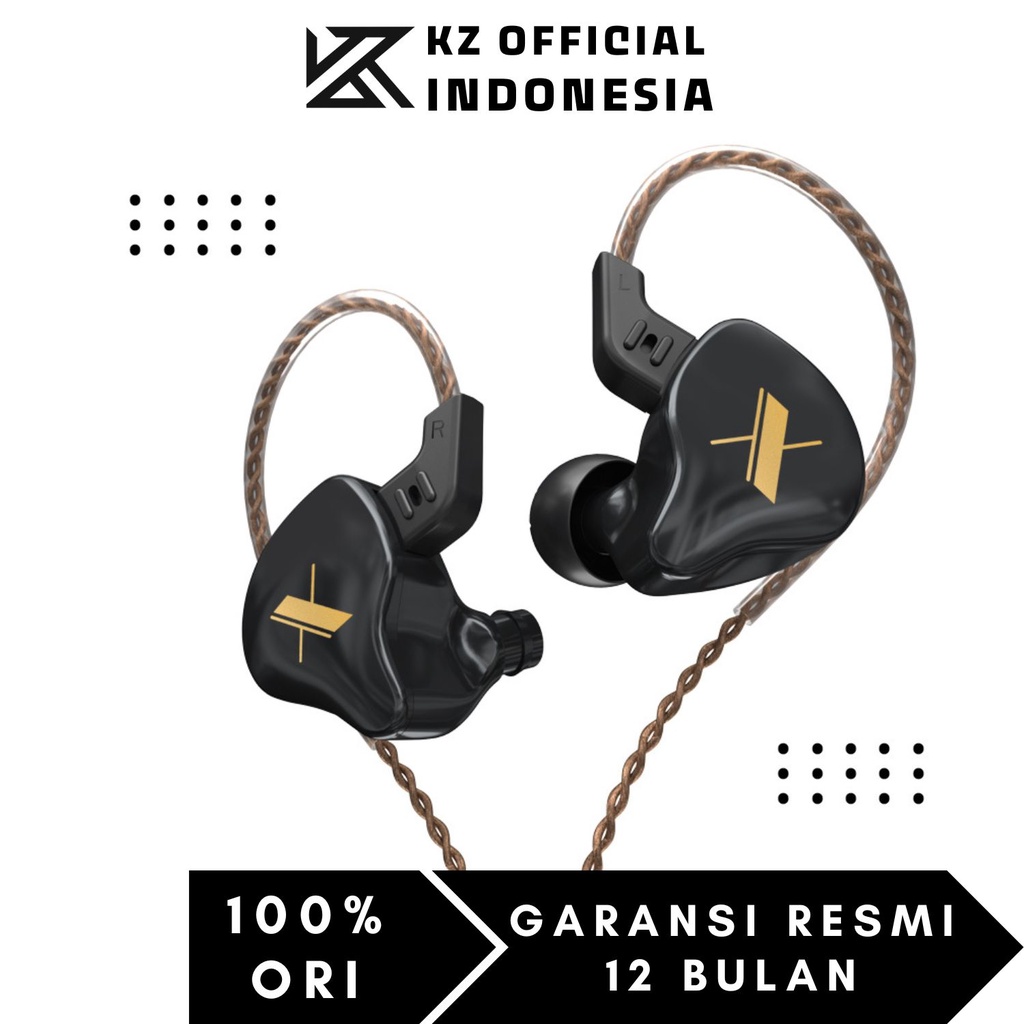 Jual KZ EDX In Ear Earphone with MIC - Garansi Resmi | Shopee Indonesia