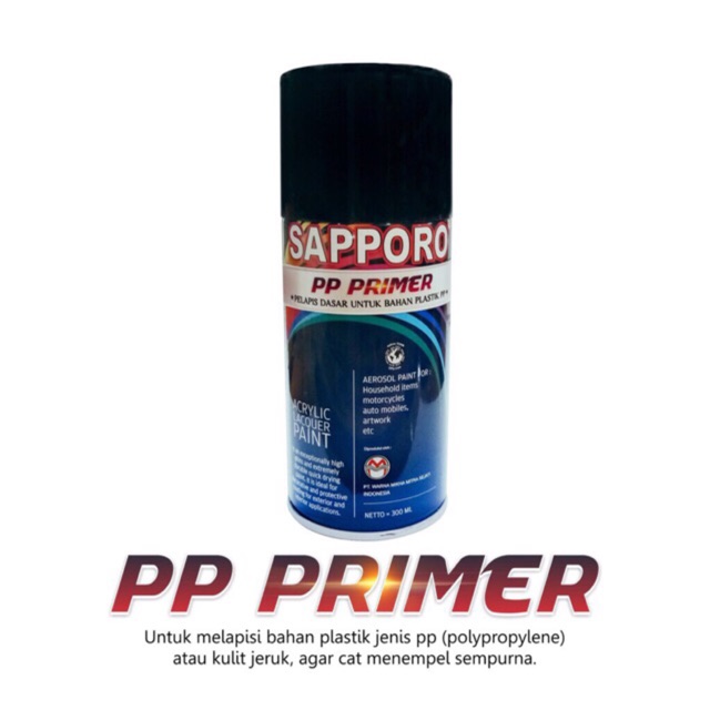 Jual Sapporo Paint Plastic Primer PP primer | Shopee Indonesia