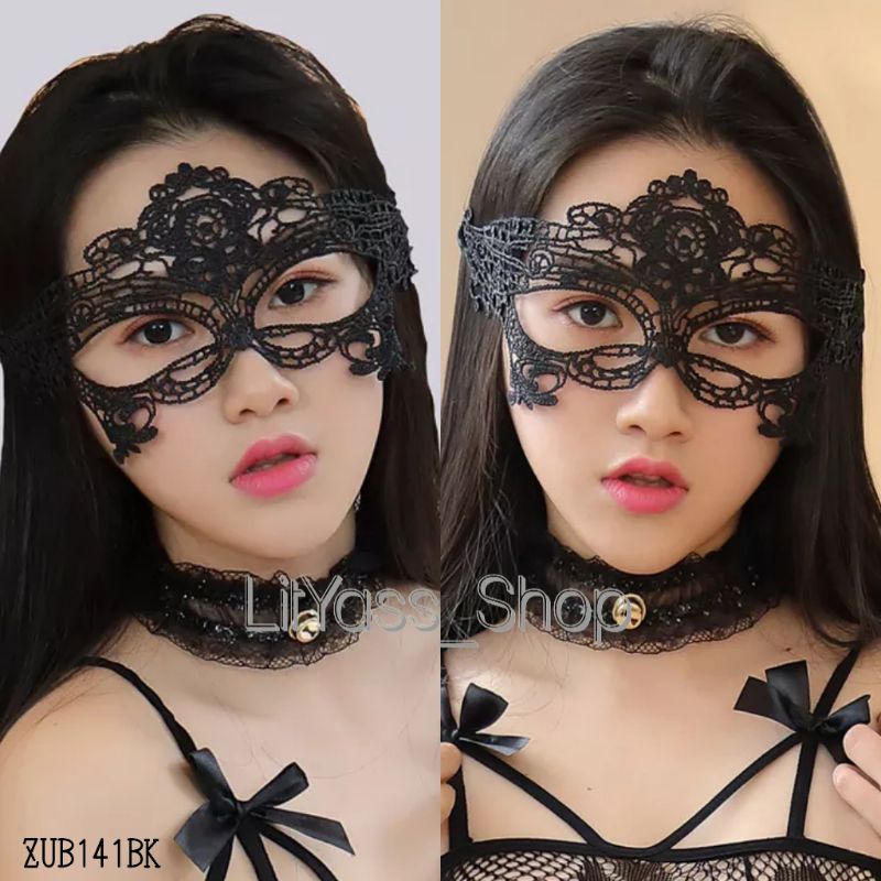Jual Lace Eye Mask Black Topeng Mata Topeng Sexy Hitam Topeng Renda Masquerade Kostum Costume ...