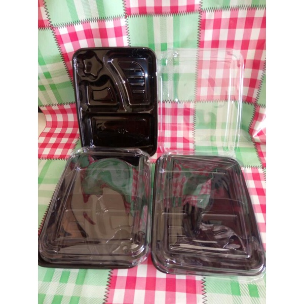Jual Mika Lux Bento / Kotak makan bento / Tempat catering/Bento 4 sekat ...