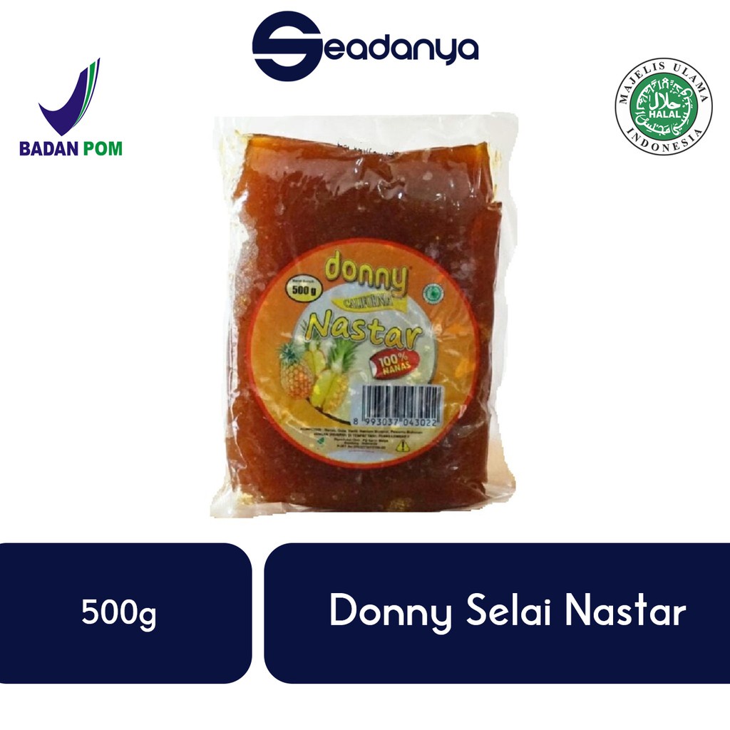 Jual Donny Selai Nastar 500gram Selai Nanas Isian Roti , Cake , Kue ...