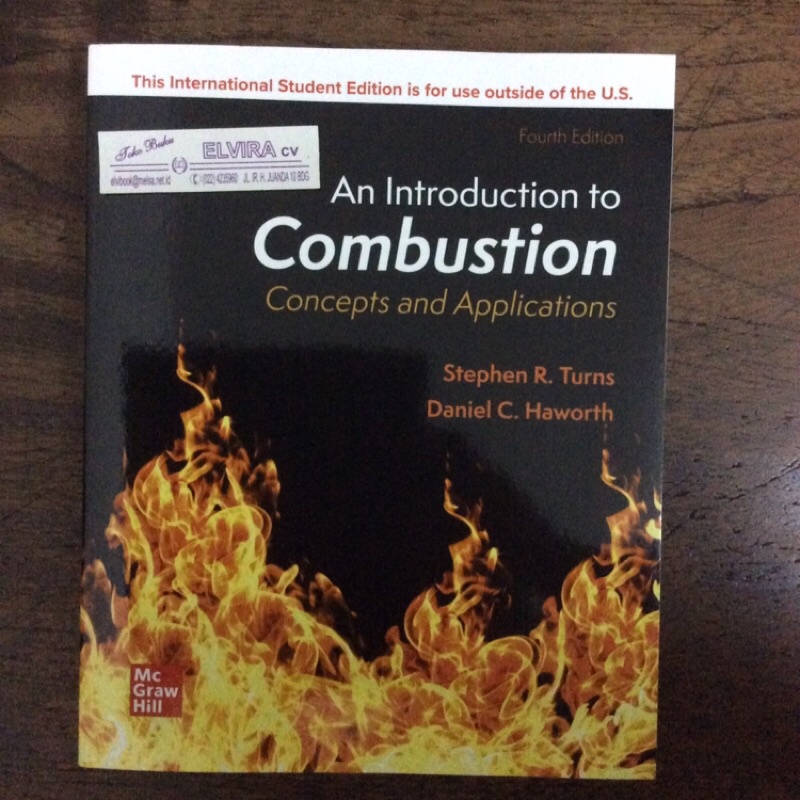 Jual An Introduction to Combustion Concepts and Introductions (Turns) | Shopee Indonesia