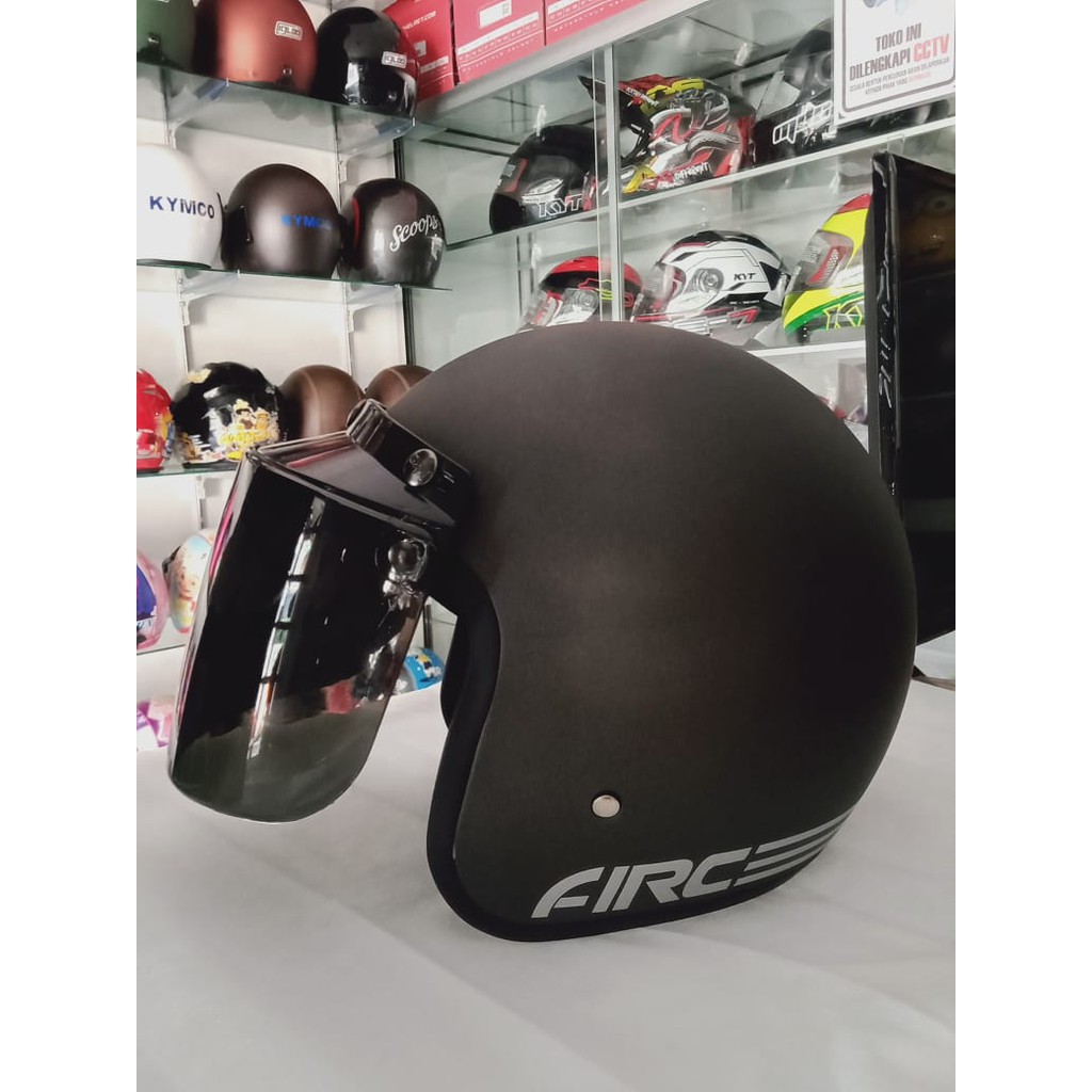 Jual HELM ARC GTR warna DARK GREY DOFF | Shopee Indonesia