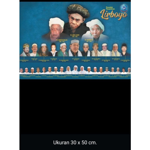 Jual Poster 3 tokoh Lirboyo | Shopee Indonesia