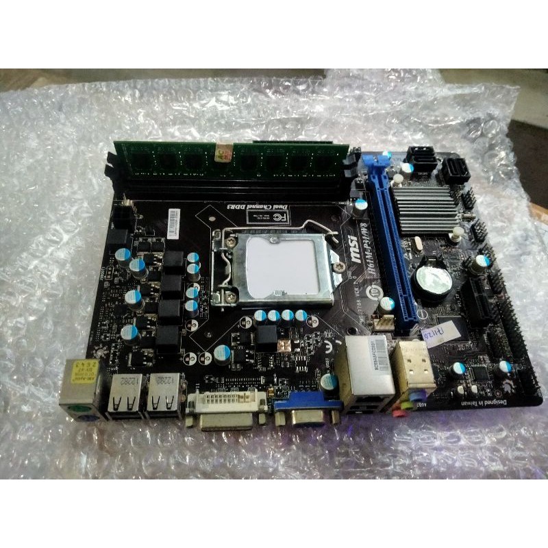 Jual MOBO MSI H61 SOCKET LGA 1155 + ram 8gb | Shopee Indonesia