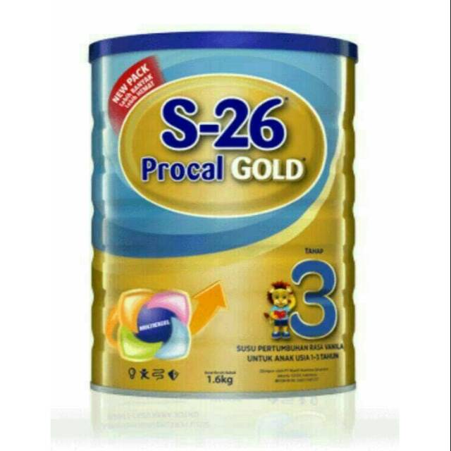 Jual S26 Procal 3 Jumbo Vanilla kaleng 1,6 kg | Shopee Indonesia