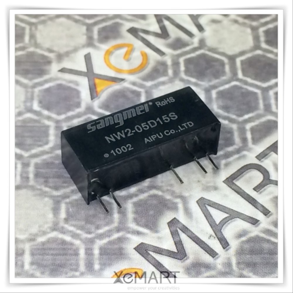Jual NW2-05D15S 2W DC-DC Isolated Converter Module 5 Pin 5V To 15V ...