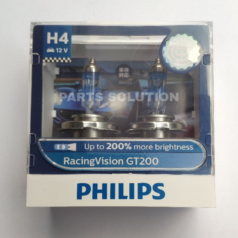 Jual Bohlam Lampu PHILIPS H4 Racing Vision 12V 60/55W Original | Shopee ...