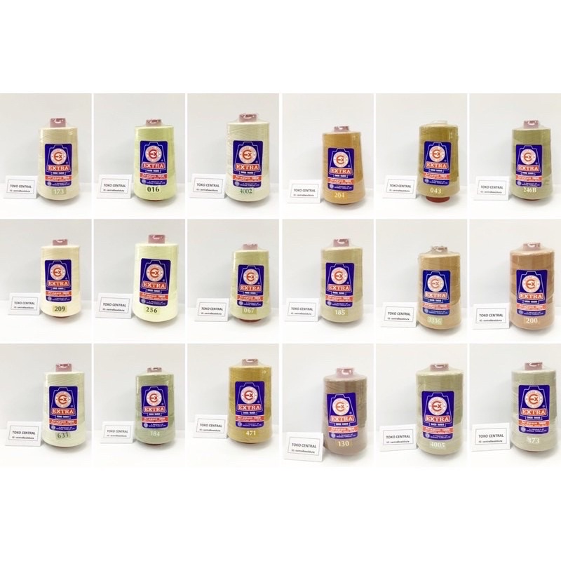 Jual (per lusin)BENANG EXTRA 5000yard | Shopee Indonesia