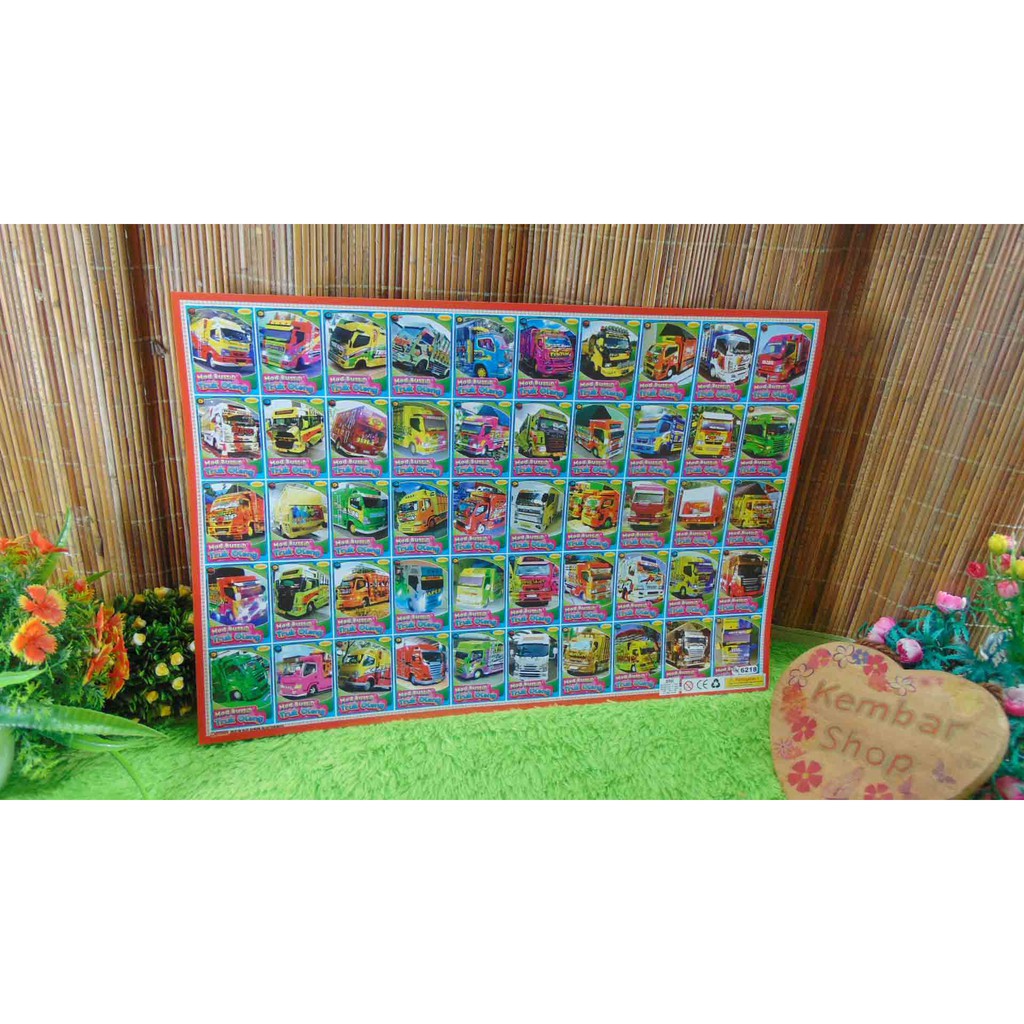 Jual [BELI 2 GRATIS 1] POS-KARTU Poster Bermain Anak TK PAUD SD Upin ...