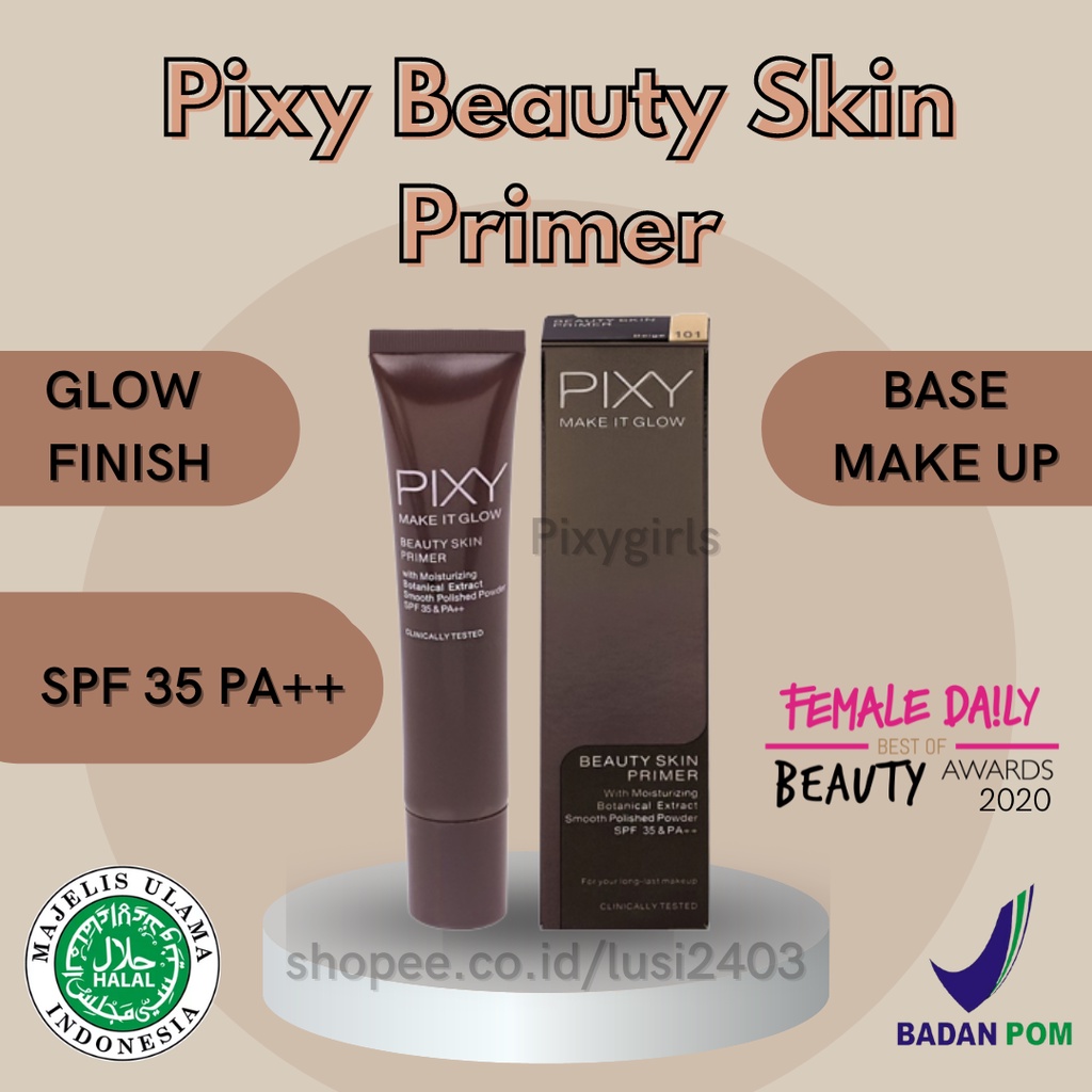 Jual Pixy Beauty Skin Primer 101 Pixy Make It Glow up skin | Shopee ...