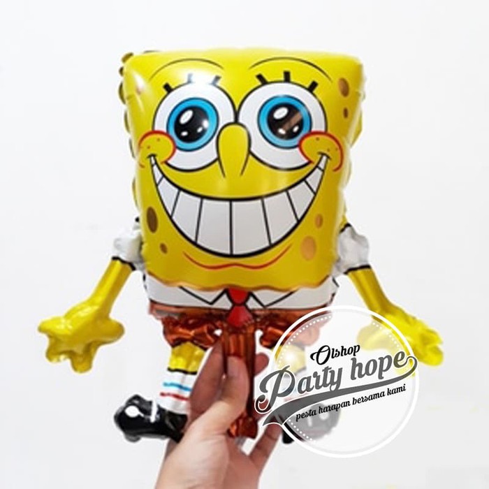Jual Balon Foil Mini Spongebob Small / Balon Ultah / Balon Kartun ...