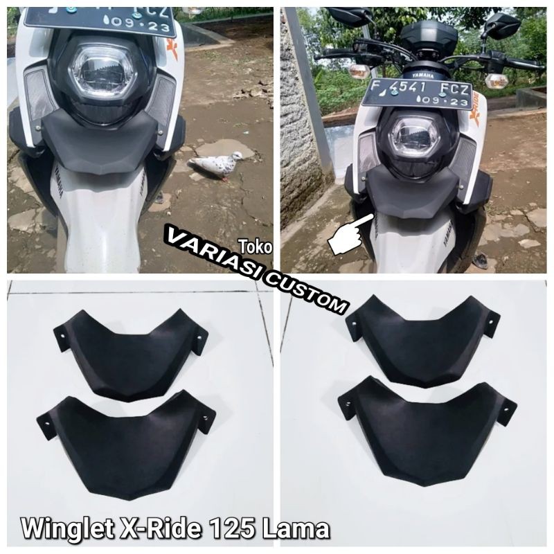 Jual Aksesoris X-Ride 125 Winglet Moncong xride | Shopee Indonesia
