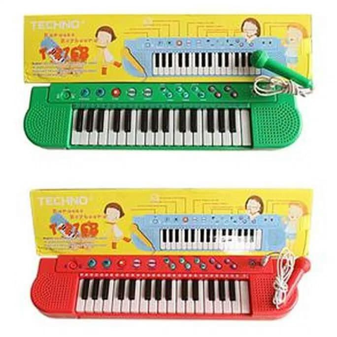 Jual Mainan piano anak techo karoeke keyboard | Shopee Indonesia