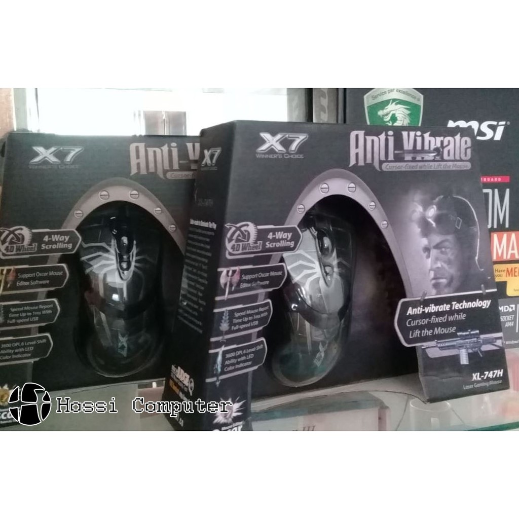 Jual Mouse Gaming A4tech X7 XL-747H / A4tech X7 747 Spider Original ...