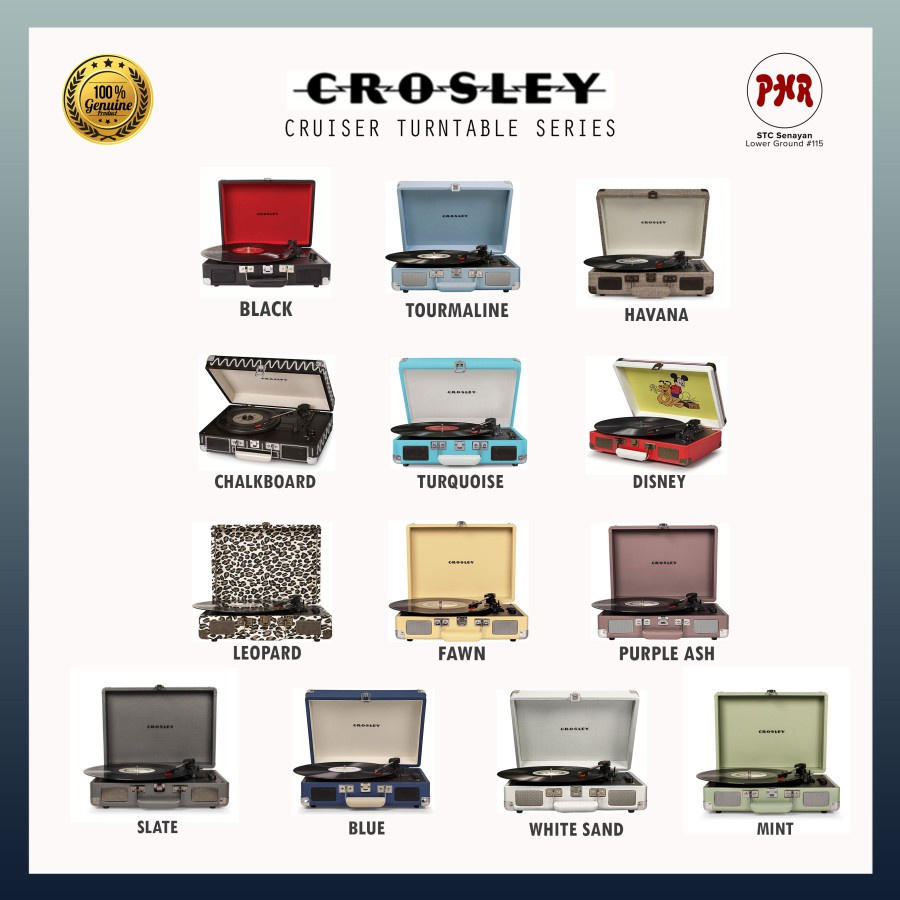 Jual CROSLEY CRUISER - Vinyl Turntable Player (Pemutar Piringan Hitam ...