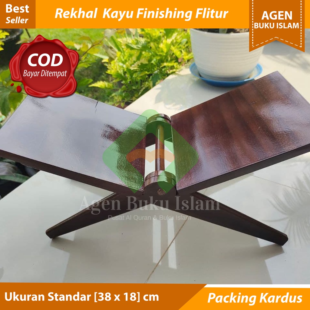 Jual Rehal Kayu Lipat Rekal Kayu Premium Ukuran Standar Alas Baca Al ...