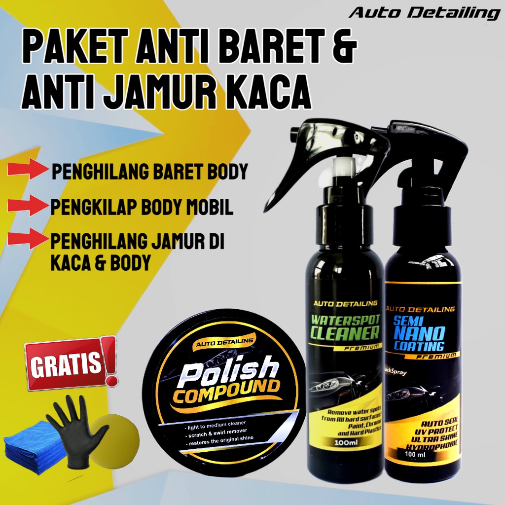 Jual Pengkilap Body Motor Pembersih Jamur Kaca Mobil dan Kompon Mobil ...
